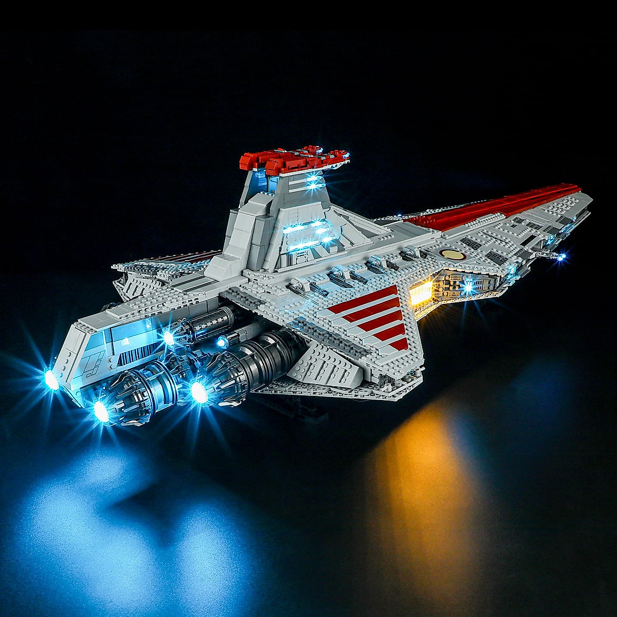 BRIKSMAX Led Lighting Kit for LEGO-75367 Venator-Class Republic Attack Cruiser - Compatible with Lego Star Wars Building Set- Not Include Lego Set