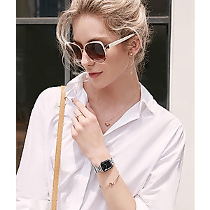 Metal Magnetic Band for Apple Watch Bands 44mm 45mm 46mm 42mm 49mm 40mm 38mm 41mm iWatch Ultra SE Series 10 9 8 7 6 5 4 3 2 1, Milanese Loop Jewelry Stainless Steel Mesh Wristband Women Men, Silver