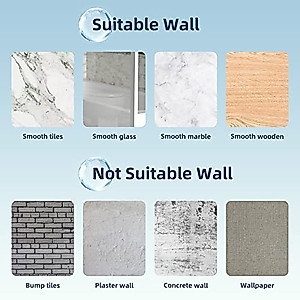 Hibbent 2 Pack Shower Head Holder, Strong Adhesive and Waterproof Handheld Shower Holder, Shower Head Bracket, Height Adjustable Shower Wand Holder, Wall Mount, No Drilling, Chrome Finish