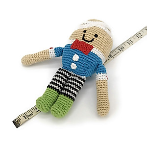Pebble | Handmade Humpty Dumpty | Crochet | Fair Trade | Pretend | Imaginative Play | Rattle | Machine Washable