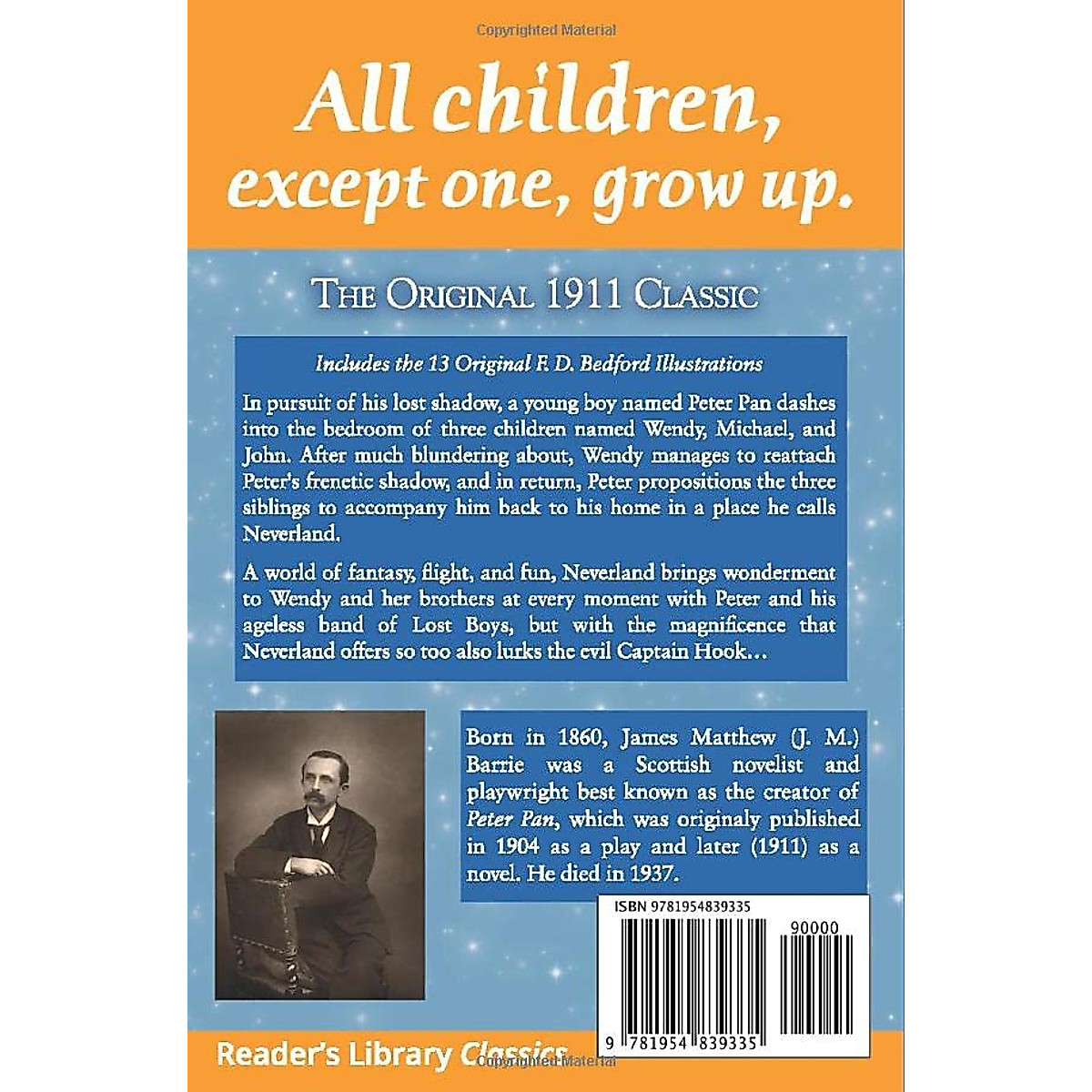 Peter Pan - the Original 1911 Classic (Illustrated) (Reader's Library Classics)