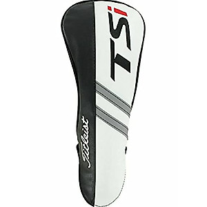 New Titleist Golf TSi Driver Headcover Leather Cover - Black White Red