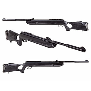 Hatsan Mod 130S Carnivore .30 Cal 600 FPS / 34 FPE - Big bore Break Barrel Air Rifle .30 Caliber w/Vortex Piston & QuietEnergy (QE)| Medium Game air Gun + Wearable4U Pack of 100x Pellets Bundle