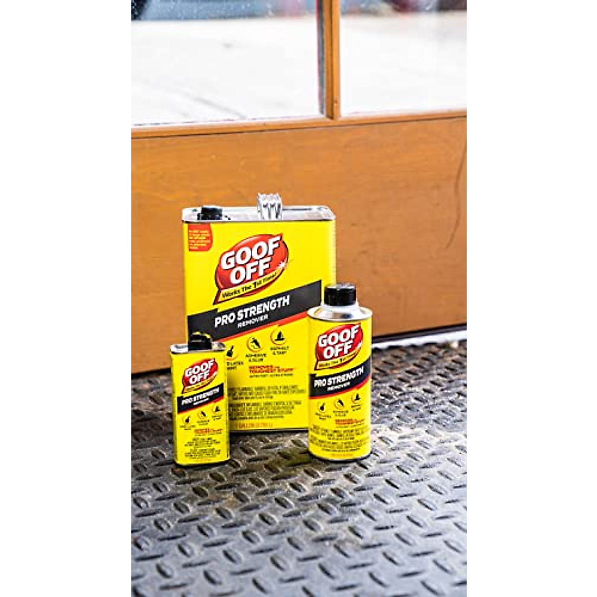 Goof Off Professional Strength Remover, 6 fl. oz, Latex Paint and Adhesive Remover