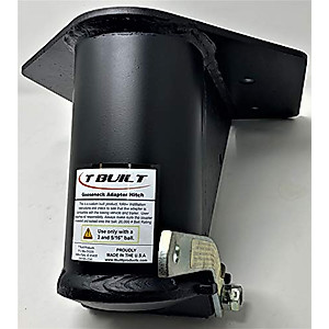 T Built 8" Fifth Wheel to Gooseneck Adapter Hitch with a 7 3/4" Forward Offset