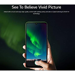 LG G8X ThinQ (128GB, 6GB) 6.4", Dual Camera, Snapdragon 855, 4G LTE GSM AT&T Unlocked (T-Mobile, Metro) US Warranty LM-G850UM (Aurora Black)