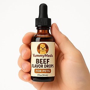 Pet Yummy Meds Vet Veterinary Medication Flavoring Chicken Flavor Drops for Pharmacy Prescription Drugs Medicines Pet Friendly Birds Cats Dogs