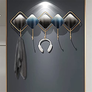 XDCHLK Creative Hook Key Storage Rack Entrance Door Coat Hook Wall Decoration Coat Hook Wall Hanging