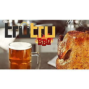 Beer Can Chicken Holder for Grill, Smoker, or Oven - Make Tender, Moist, Flavorful Chicken Easily with This Beer Butt Chicken Stand
