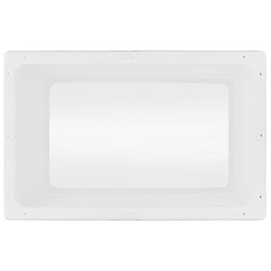 RecPro RV Skylight Inner Dome with Clear Window | 14" x 22" Universal Inner Skylight