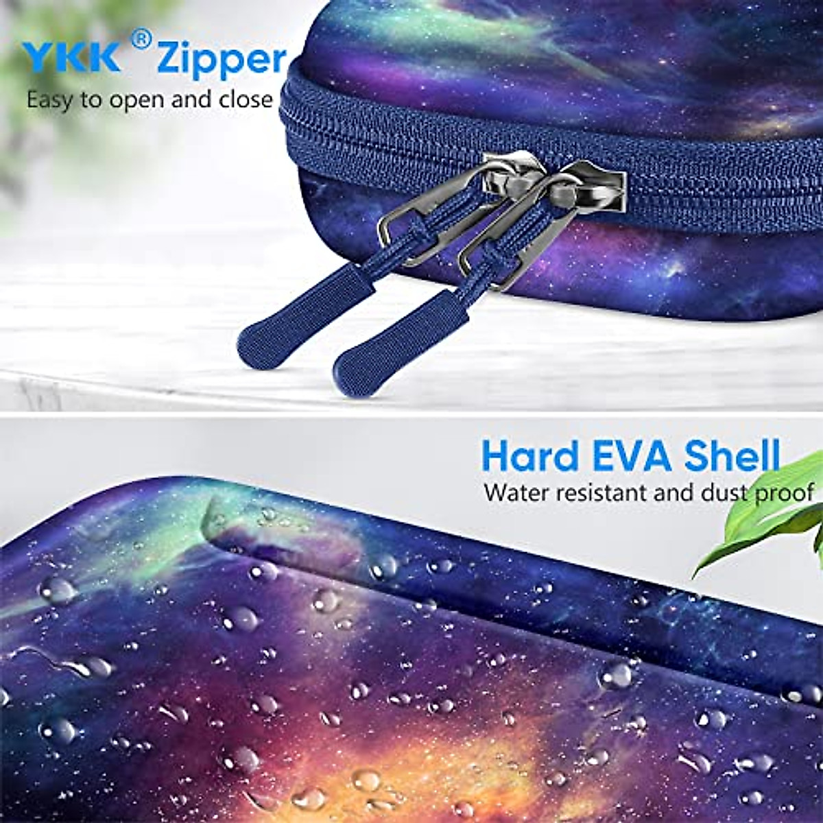 Fintie Carrying Case Compatible with Razer Kishi Mobile Game Controller - [Shockproof] Hard Shell Protective Cover Travel Bag with Inner Pocket (Galaxy)
