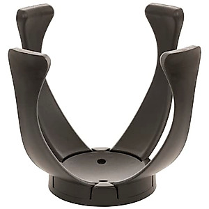 Silverback Basketball Holder Compatible with Men's, Women's, Youth Basketballs, Soccer Balls, Volleyballs, and Kickballs,Black