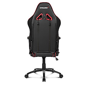 AKRacing Core Series LX Plus Gaming Chair - PU Leather with Steel Frame, Ergonomic, High Backrest, Recliner, Swivel, Tilt, Rocker & Seat Height Adjustment Mechanisms, 5/10 Warranty, Red