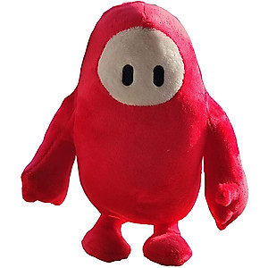 Ebiccn 18 cm Fall Plush Toys Soft Cartoon Figure Dolls Kids Stuffed Animal Plushie Fall Bedroom Decoration Toy Collection (red)