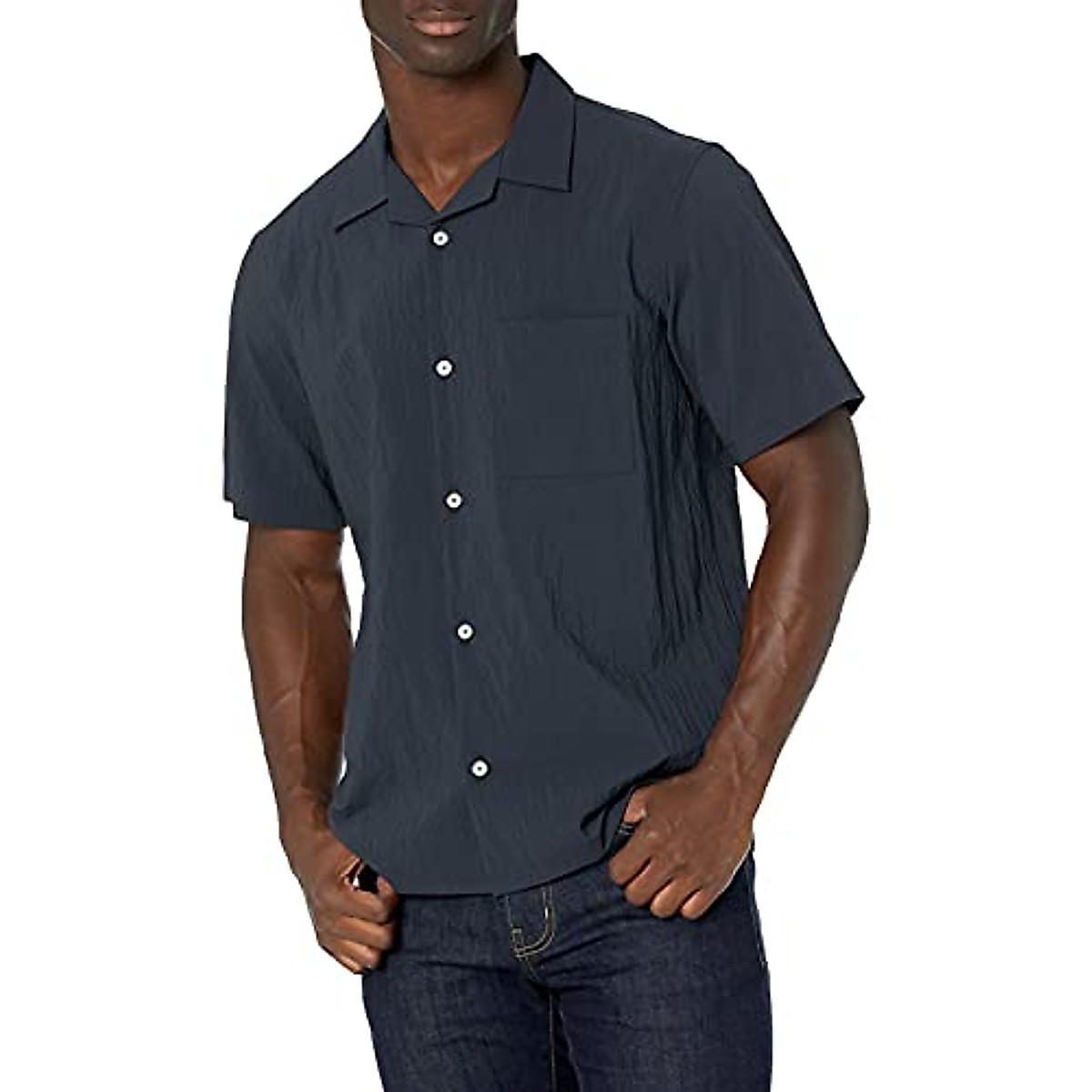 Theory mens Noll Fc.kelso Shirt, Basalt, Small US