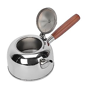 PRETYZOOM 1pc Kettle Travel Espresso Maker Travel Espresso Cup Boiling Teapot Tea Pots for Loose Tea Arabic Coffee Cups Electric Coffee Percolators Turkish Coffee Warmer 304 Stainless Steel