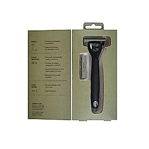 GoodFellow & Co 5 Blade Razor Handle with 2 cartridges + (4 Ct) Refill cartridges BUNDLE SET.