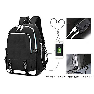 ISaikoy Casual Canvas Backpack Bookbag Daypack School Bag Shoulder Bag Color Q35