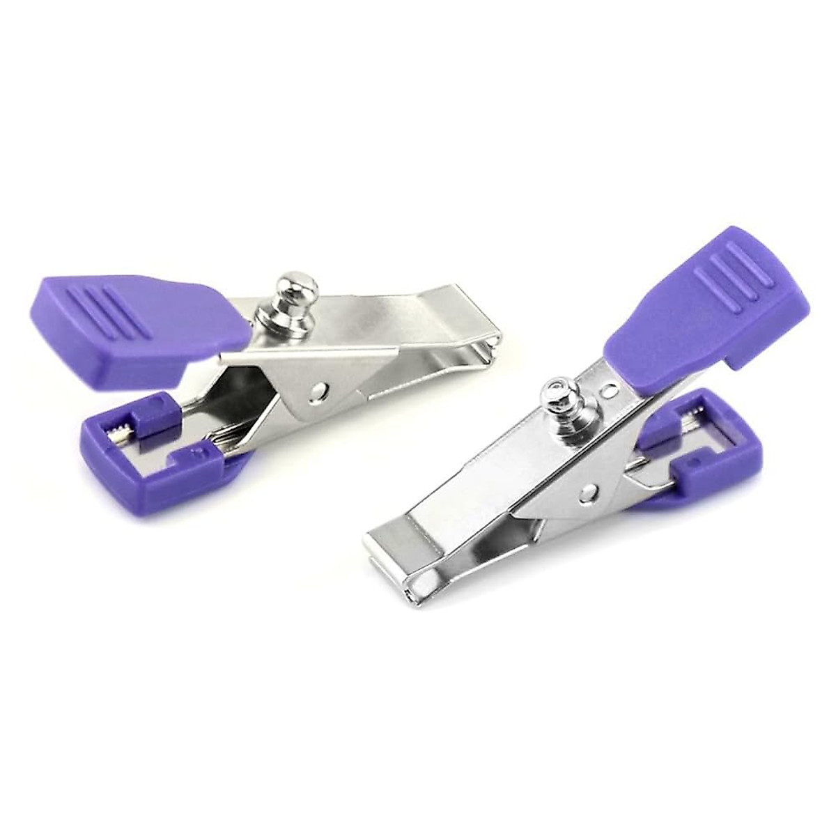 Luejnbogty Veterinary Electrode Clip, 10 Pack Universal Accurate EKG/ECG Limb Clip Multi-Function Clamp Adapters