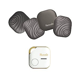 Nutale Air Key Finder Tag (iOS Only), 5 Pack Bluetooth Tracker Item Locator with Key Chain for Keys Pet Wallets or Backpacks and Tablets Batteries Include Compatible with FindMy APP