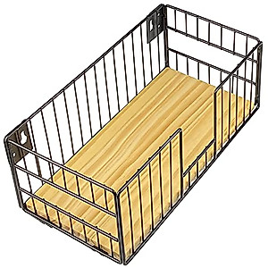 Fabias Over The Door Ironing Board Holder, Especially for 1 3/4" Thick Doors (with Basket)