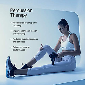 Hypervolt Plus, Featuring Quiet Glide Technology - Handheld Percussion Massage Gun | 3 Speeds, 5 Interchangeable Heads | Helps Relieve Sore Muscles and Stiffness (Hypervolt Plus w/ Bluetooth)