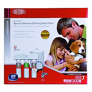 DuPont WFRO60X Reverse Osmosis Drinking Water Filtration System, White