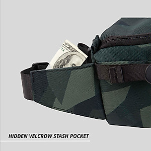 HEX Ranger Camera Mini Sling, Lightweight Water Resistant Mirrorless Camera Sling with YKK Zippers, Interior Dividers, Adjustable Load Straps & More, Camo