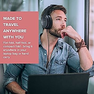 Creative Zen Hybrid (Black) Wireless Over-Ear Headphones with Hybrid Active Noise Cancellation, Ambient Mode, Up to 27 Hours (ANC On), Bluetooth 5.0, AAC, Built-in Mic, Foldable