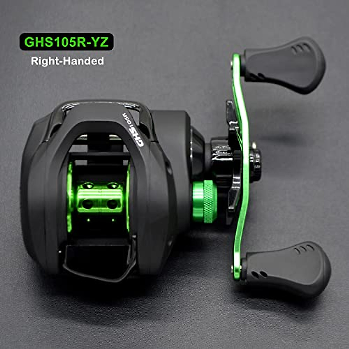 CAMEKOON Baitcasting Fishing Reel, Super Smooth 7.3:1 Gear Ratio, Magnetic Braking System, 20LB Powerful Drag, Low Profile Casting Reel, Left/Right Handed