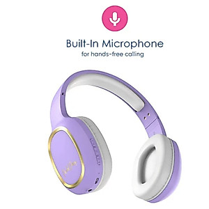 Packed Party Wireless Pink Bluetooth Headphones (Purple)