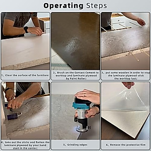 ZYJT Cherry Wood Veneer, 3D Texture Laminate 24" x 48" Non Glued Flexible Durable PVC Wood Veneer Sheets Panels for DIY Table Cabinet Furniture Decorative