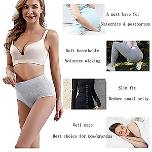 Xaanelr Women's Underwear Cotton High Waisted Full Coverage Briefs Soft Breathable Panties Multipack (Medium, Multi - a01-8 Pack)