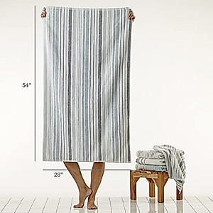 SKL Home by Saturday Knight Ltd. Farmhouse Stripe Bath Towel,Multi 28x54