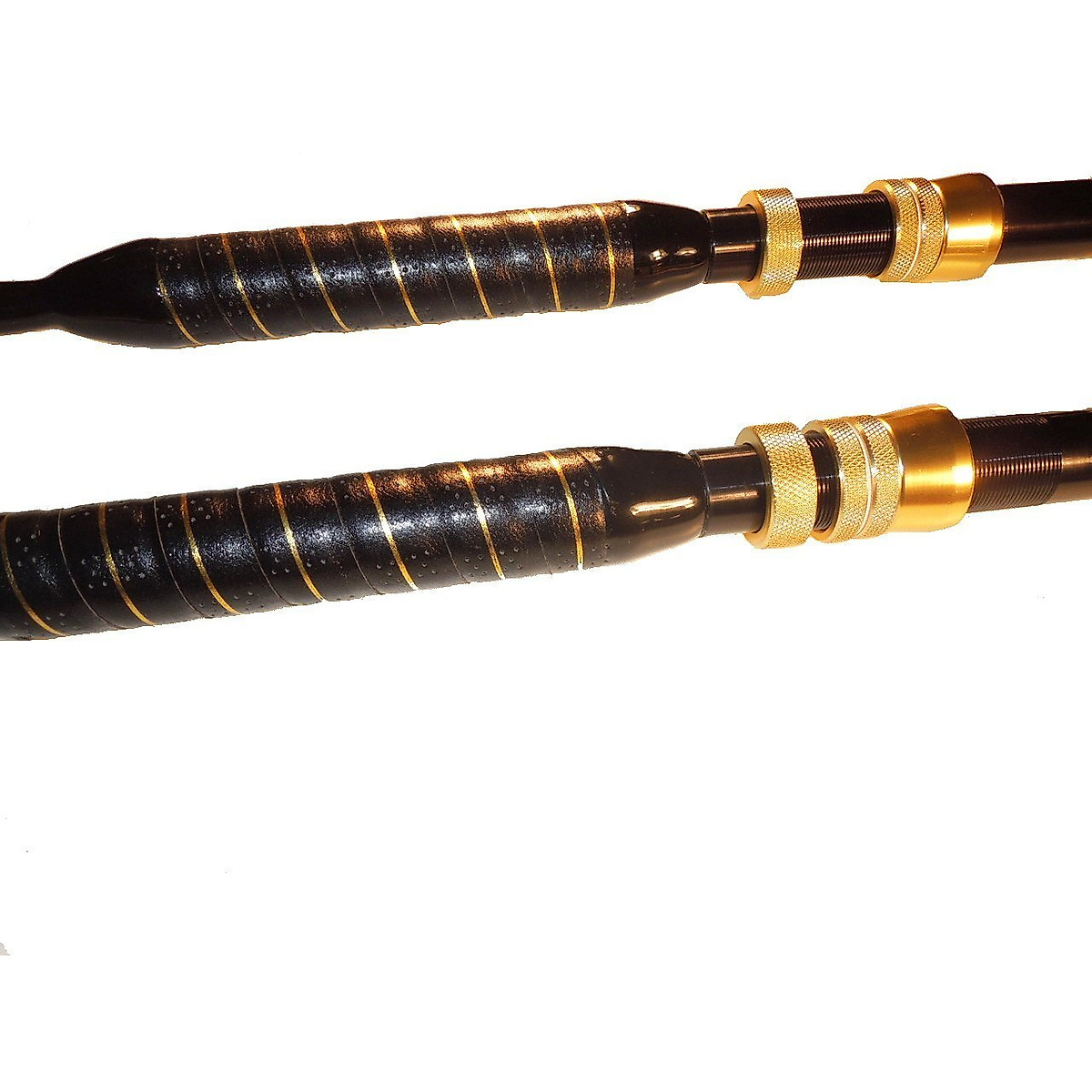 EatMyTackle 140-160 Pound Bent Butt Fishing Rods | Blue Marlin Tournament Edition (2 Pack)