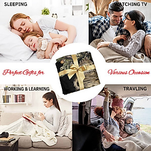 Metawu Mushroom Blanket Throw Fleece Blanket for Kids Throw Blanket for Couch Sofa Bed Chair Decorations 50 x 60 inches