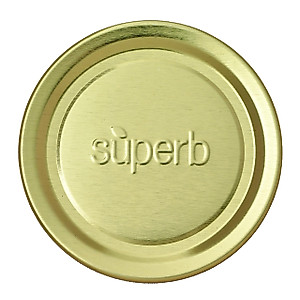 Superb Regular Mouth Mason Jar Canning Lids – Made in the USA – Pack of 12 Lids (2 Boxes -12 Lids Each)