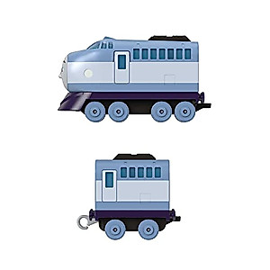 Thomas & Friends Fisher-Price die-cast Push-Along Kenji Toy Train Engine for Preschool Kids Ages 3+