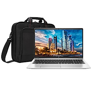 HP ProBook 455 G8 15.6in Laptop, Ryzen 7 5800U Octa-Core (8 Core), 16GB DDR4, 512GB NVMe SSD, Radeon Graphics, 1920 x 1080 IPS Display, Webcam, WiFi, Bluetooth, Win 10 Pro, and Laptop Bag