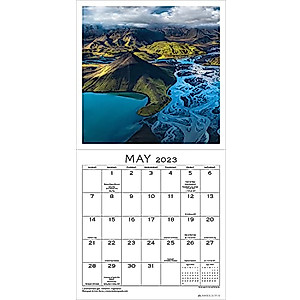 The Soul of Iceland 2023 Wall Calendar: Traveling Through the Land of Fire and Ice | 12" x 24" Open | Amber Lotus Publishing