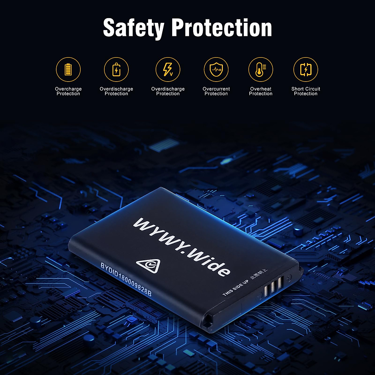 WYWY.Wide 2 Pack 1000mAh Battery Pack Compatible with Steelseries Arctis Pro Wireless, Siberia 800, Siberia 840 Wireless Gaming Headsets, 61298RX Headsets, H Wireless Gaming-Headset