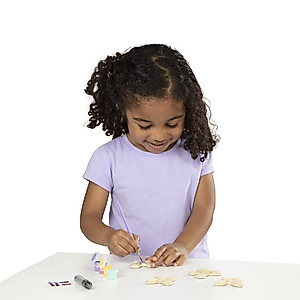 Melissa & Doug Created By Me! Paint & Decorate Your Own Wooden Magnets Craft Kit – Butterflies, Hearts, Flowers - Kids Craft Kits, Great Activity For Rainy Days And Party Favors, Ages 4+