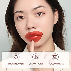20Pcs Moisturizing Restores Moisture Lip Mask for Dry Lips and Lip Lines Overnight Lip Care, Gel Treatment Plumping ​Lips Mask (Red)