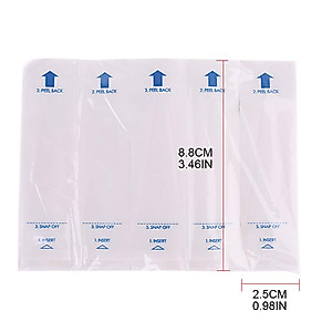 100Pcs/Box Digital Thermometer Probe Cover Sleeve For Armpit Rectal Electric Glass Thermometer