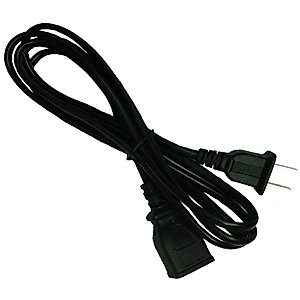 UpBright 2-Prong AC Power Charging Cord Recharge Cable Plug Compatible with EverStart Plus 750 Peak Amps Jump Starter Ever Start 750A JUS750CE 750 Amp 12V 375A Start JumpStarter 120 PSI Air Compressor