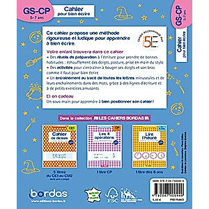 Les cahiers Bordas - Cahier pour bien écrire GS-CP