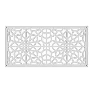 Barrette Outdoor Living 73030569 Fretwork Decorative Screen Panel, White