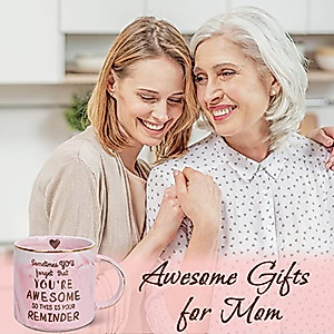 Mothers Day Mom Gifts from Daughter Son, 12 OZ Coffee Mug for Women Wife from Husband Birthday Anniversary Valentines Day Christmas Gifts for Mom New Mom Grandma Friend Sisters Besties Gifts