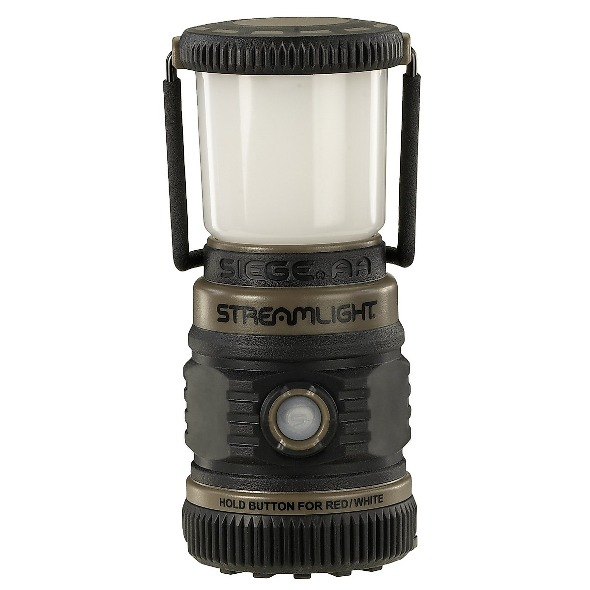 Streamlight 44941 Siege 200-Lumen Ultra-Compact AA Alkaline Outdoor Hand Lantern/Flashlight, Coyote