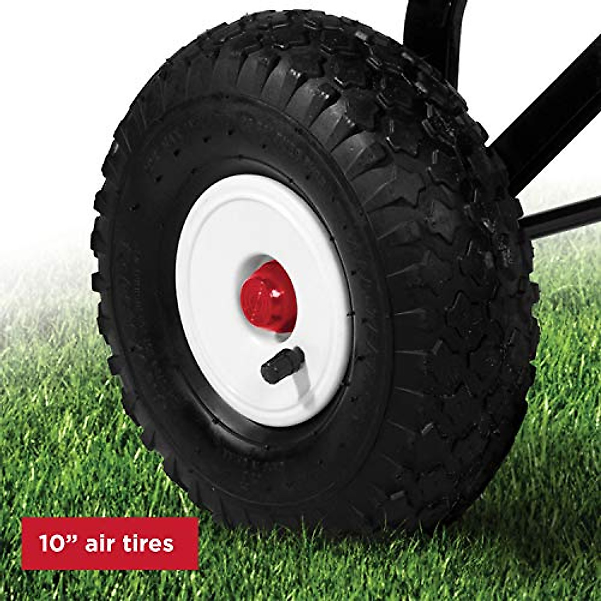 Radio Flyer All-Terrain Cargo Wagon for Kids, Garden and Cargo, Red Wagon for Ages 1.5+